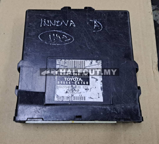 TOYOTA INNOVA ENGINE ECU (89666-0K160) - Halfcut Malaysia KL Selangor ...