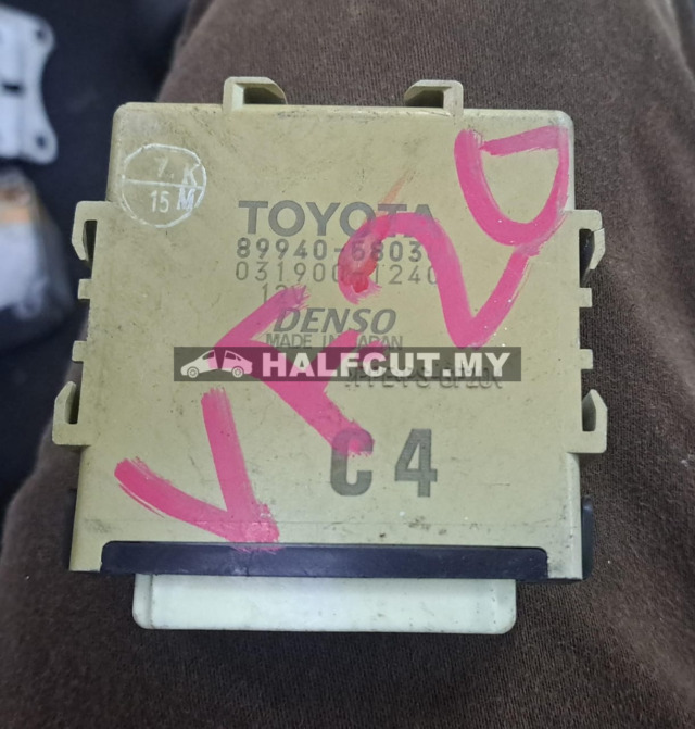 TOYOTA VELLFIRE 30 ECU (89940-58030) C4 - Halfcut Malaysia KL Selangor ...