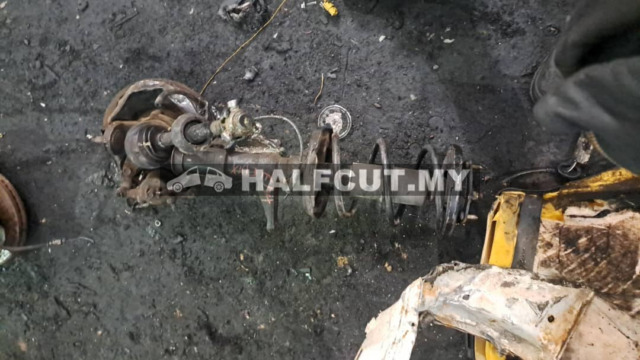 HONDA EDIX FRONT KNUCKLE &ABSORBER ABS F/ L - Halfcut Malaysia KL ...